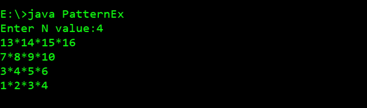 Print Number Star Square Pattern Type 2 » PREP INSTA