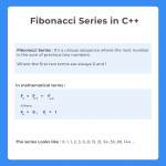 Fibonacci Series Program in C++