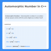 Automorphic Number in Java | PrepInsta