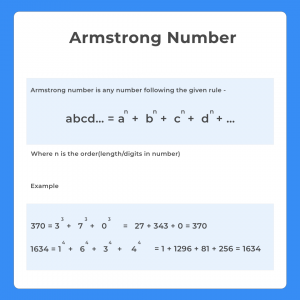 Armstrong Number in C++ | PrepInsta