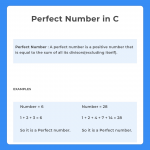 Perfect Number Program in C | PrepInsta